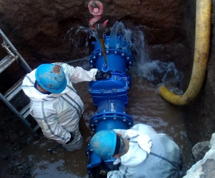 AySA cambió una válvula de agua en San Fernando (Que pasa web) – Agua.org.mx