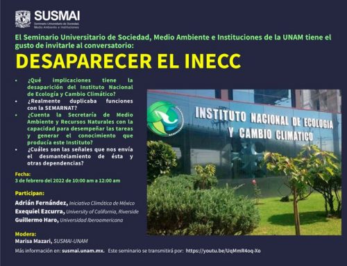 Seminario Desaparece el INECC - SUSMAI – Agua.org.mx