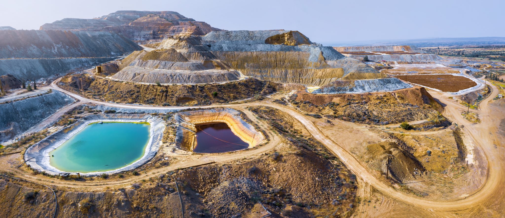 Aerial panorama of Skouriotissa copper mine in Cyprus – Agua.org.mx