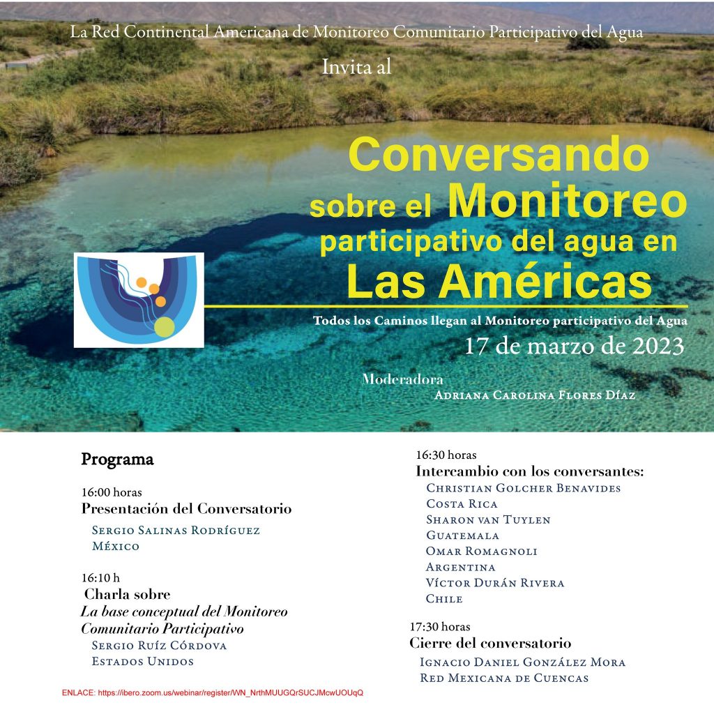 Conversando sobre el Monitoreo participativo del agua en Las Américas (Red Continental Americana ...