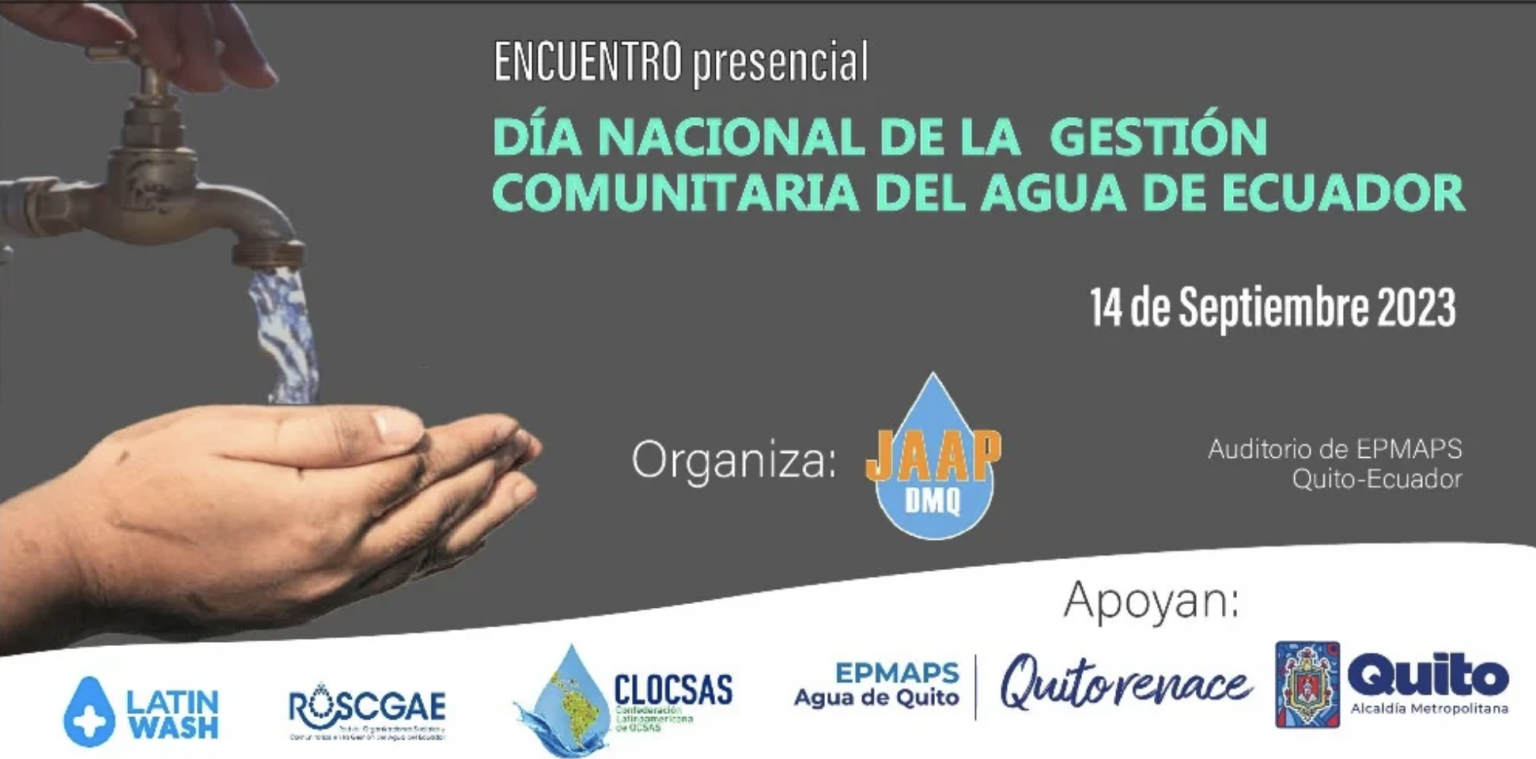 Ecuador: día nacional de la gestión comunitaria del agua (LatinWASH) – Agua.org.mx