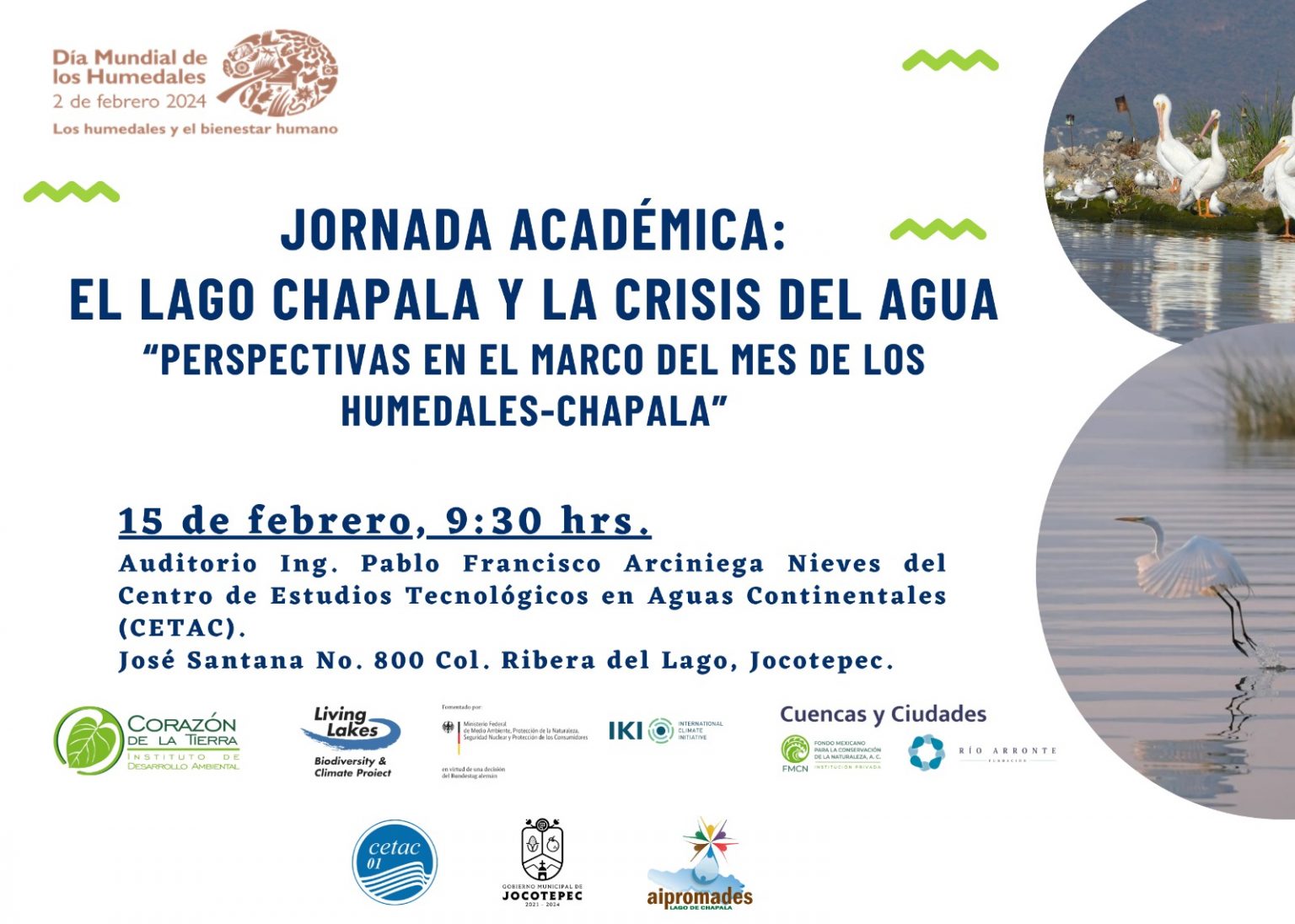 Jornada Académica: El lago Chapala y la crisis del agua – Agua.org.mx