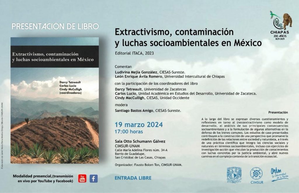 Presentación del libro: Extractivismo, contaminación y luchas ...