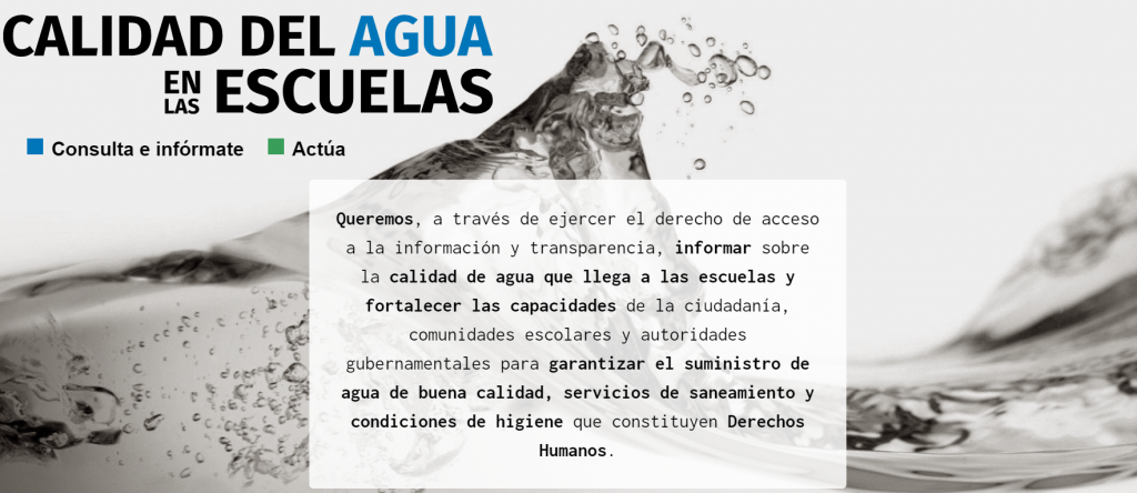 El agua en las escuelas – Agua.org.mx