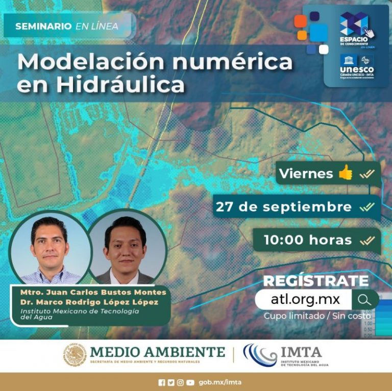 Seminario en línea - "Modelación numérica en Hidráulica" (IMTA) – Agua ...