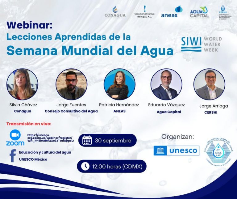 Lecciones aprendidas de la semana mundial del agua (Educación y Cultura del Agua) – Agua.org.mx