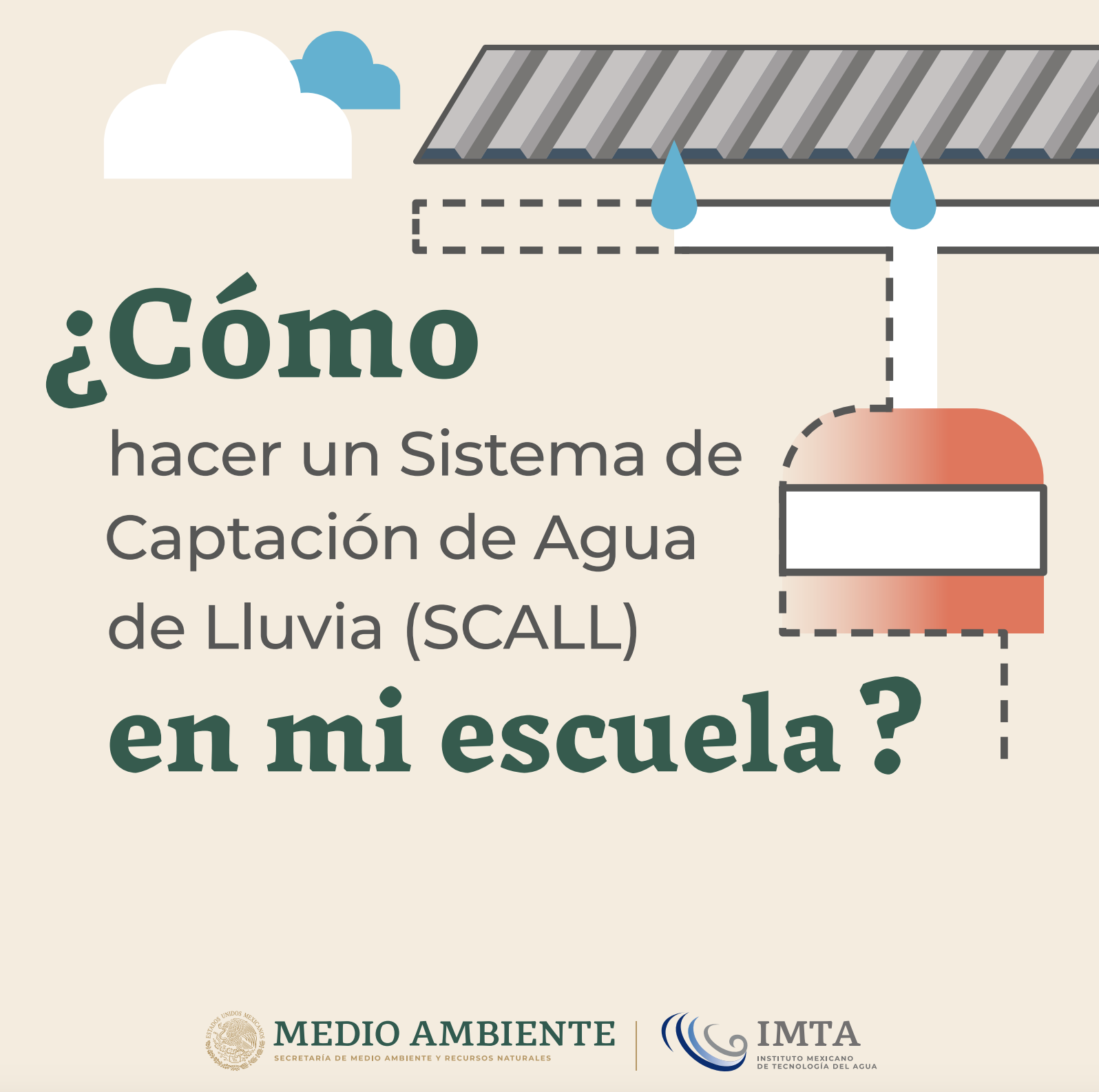 ¿Cómo hacer un Sistema de Captación de Agua de Lluvia (SCALL) en mi ...