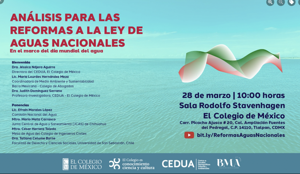 Análisis para las reformas a la ley de Aguas Nacionales (CEDUA) – Agua ...